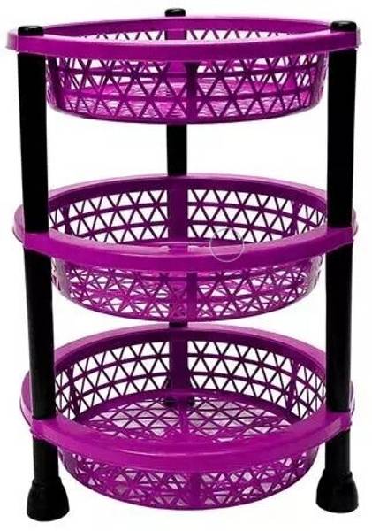 UNITYSALES Fruits/Vegetables Kitchen Rack Plastic Plastic Round Kitchen ...