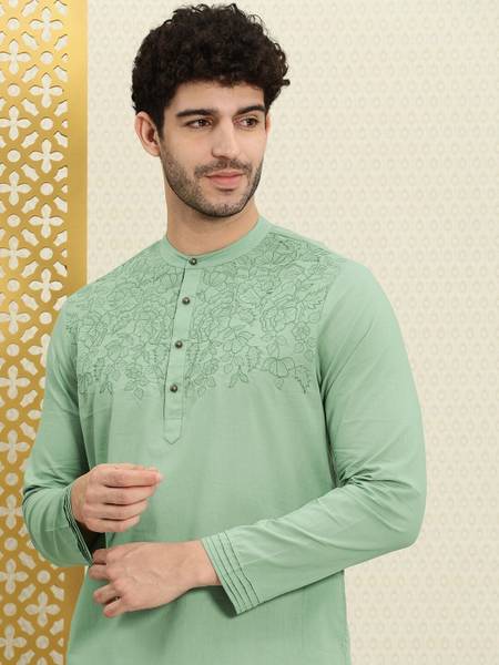 House of Pataudi Men Striped Asymmetric Kurta - Price History