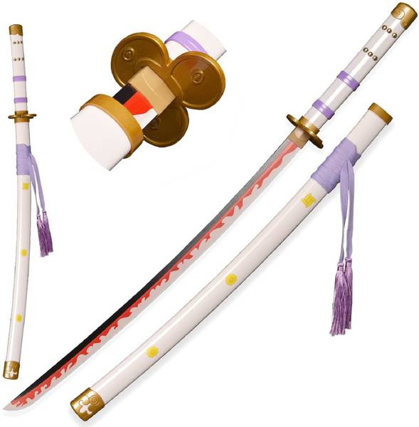 First Click KATANA Samurai Sword Zorro Anime Cosplay Wooden Sword Yama ...