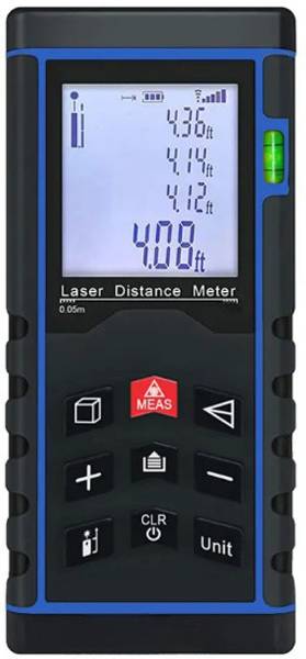 Real Instruments Laser Distance Meter Waterproof Level 40 Meter LDM ...