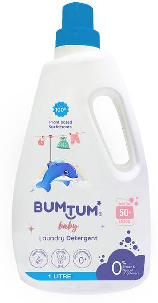 BUMTUM Plant Based Anti Bacterial Baby Laundry Liquid Detergent ...