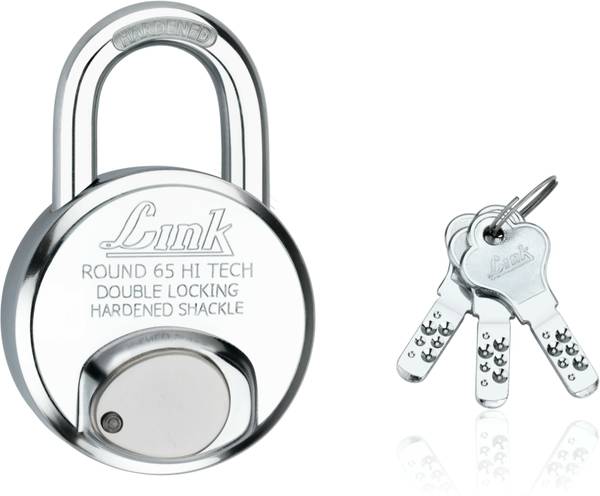 Link Hi-Tech 65mm Round Lock | Steel Body | Hardened Shackle | Made in ...