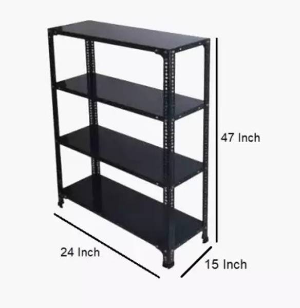 Premier Slotted Angle 4 Shelves Multipurpose Powder Coating Storage ...
