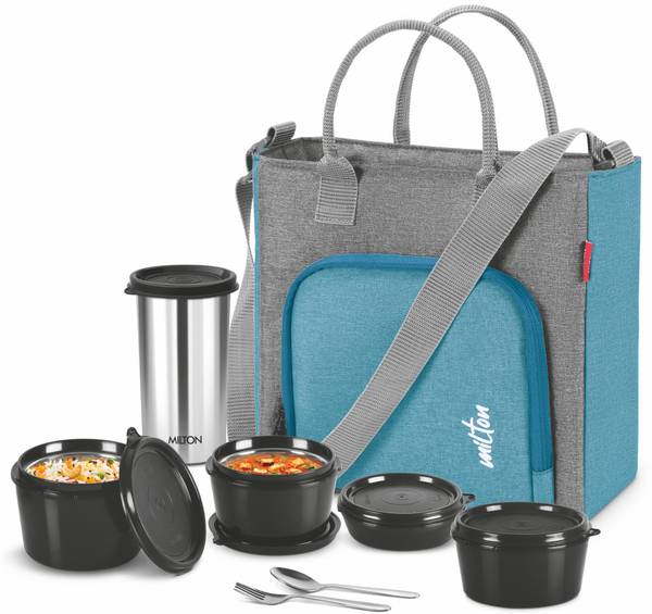 MILTON STYLE MATE TIFFIN,GREEN 4 Containers Lunch Box - Price History