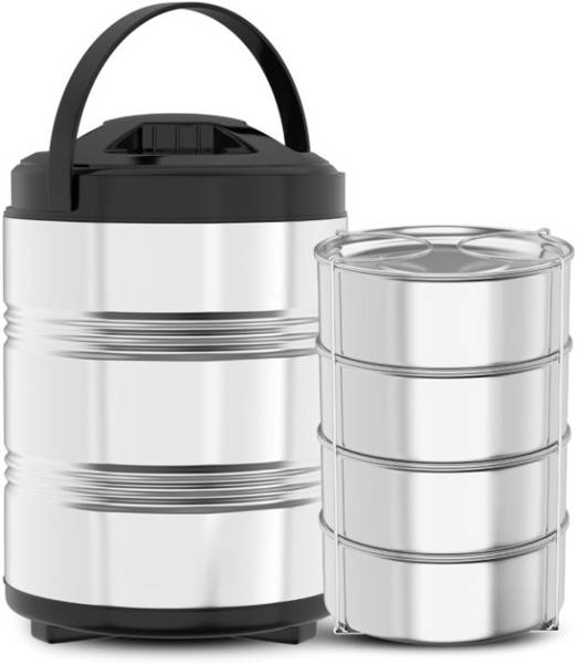 Flipkart SmartBuy Tiffin Box for Office | Stainless 4 Containers Lunch ...
