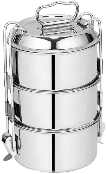 Ambit stainless steel tiffin box 3 silver -1200 ml_0241 3 Containers ...