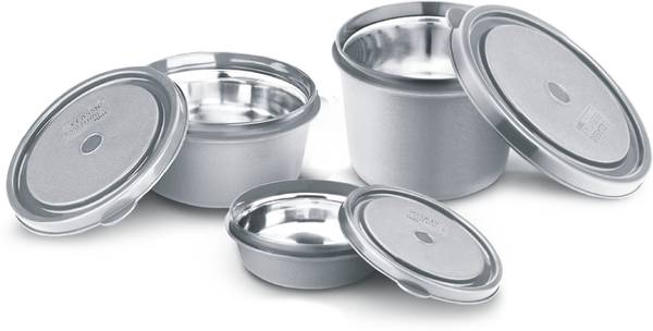 Classic Essentials Stainless Steel Microwave Safe Containers with Lids ...