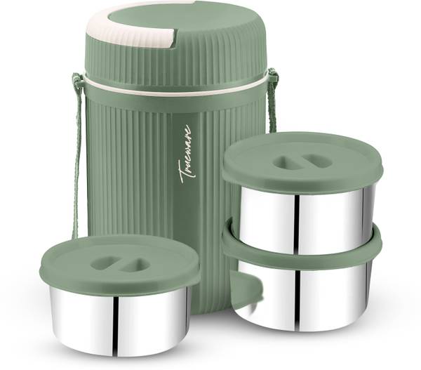 Trueware GRUB 3 Insulated Hot and Cold Lunch Box With 3 SS Container ...