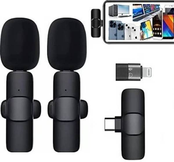 MOBIZAC K9 Dual Collar Wireless Mic for Youtube Video Making ASMR ...