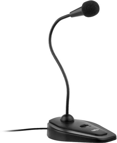 Frontech Flexible 3.5mm Jack Microphone for PC Desktop Adjustable Mic ...