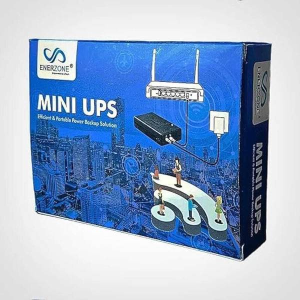 INDRAVA Power Backup Mini UPS for WiFi Router with Cable Portable UPS ...