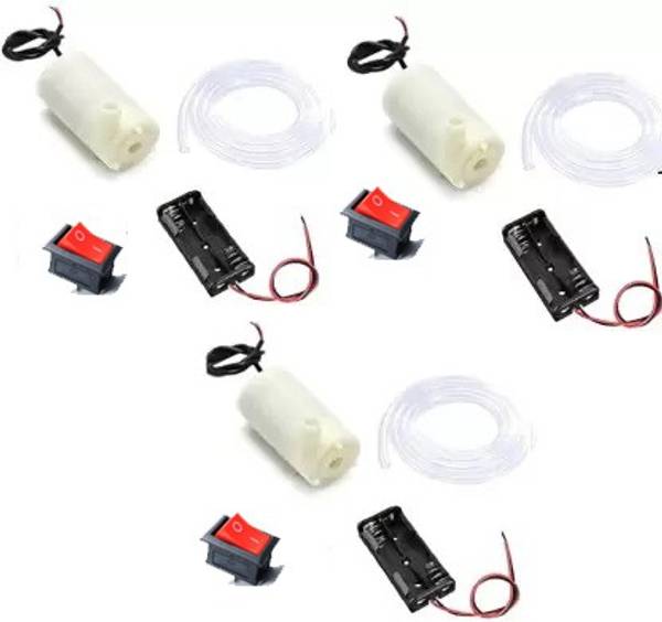 TZZOT Science Project 3pcs Micro DC 3-6V Micro Mini Water Pump for (DIY ...