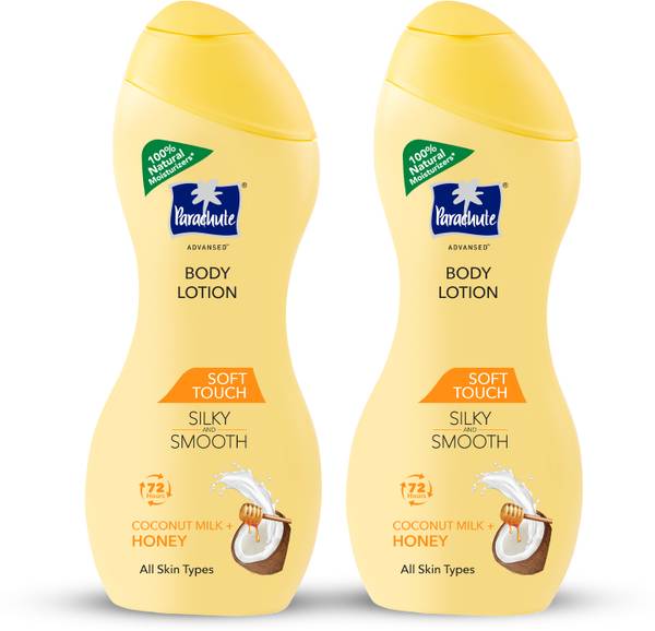 Parachute Advansed Soft Touch Body Lotion, With Honey and Coconut Milk ...