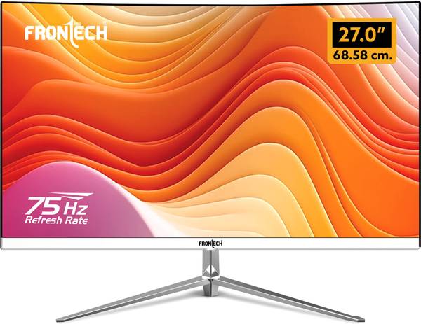 Frontech Ultima Series 68.58 cm (27 inch) Curved Full HD LED Backlit VA ...