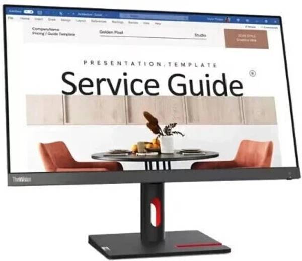 Lenovo 60.45 cm (24 inch) Full HD IPS Panel Monitor (ThinkVision S24i ...