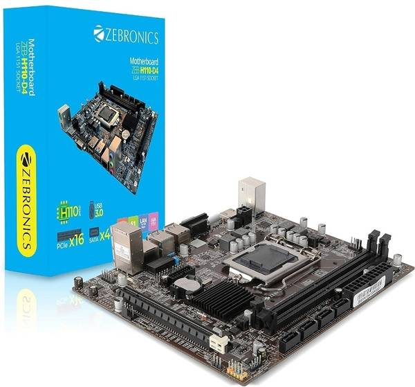 ZEBRONICS H110 Motherboard with M.2 Nvme Slot Motherboard - Price History