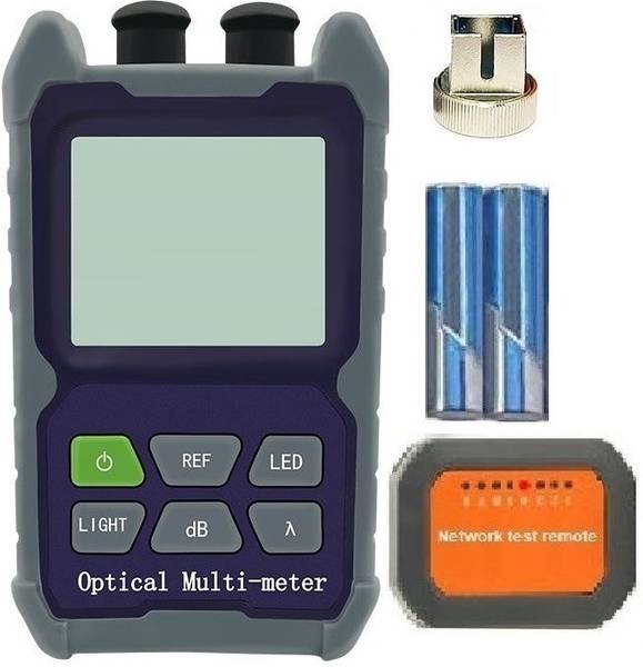 Techtest 3 in 1 Optical Power Meter with Laser Light FC/SC With Visual ...