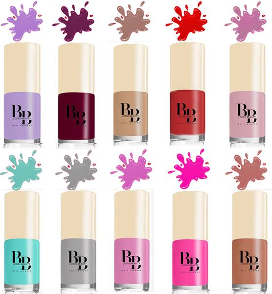 BB Looks Beauty Hd Color Quick Drying Nail Polish Set (Combo) Latest ...
