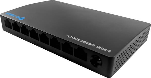 HI-FOCUS 8 Port Gigabit Desktop Switch /10/100/1000 Mbps / Ethernet ...