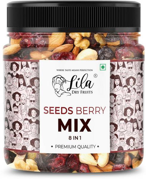 lila dry fruits Premium Seed Berry Mix 250g Jar Pack|Immunity Booster ...