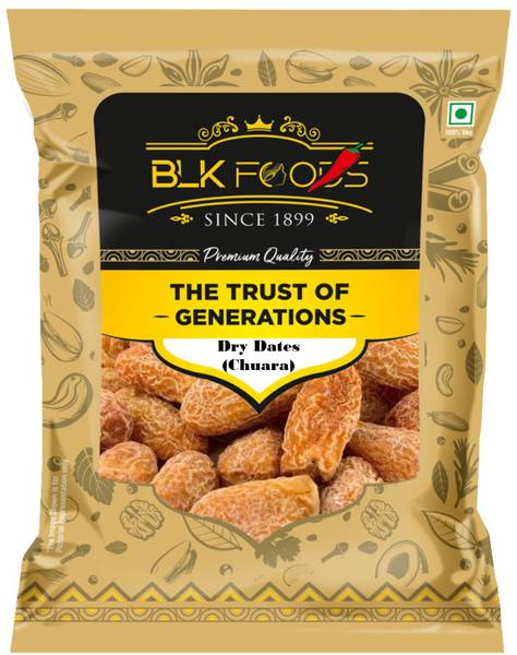 BLK FOODS Select Dates Dry Yellow 500g | Sukha Khajoor (Chuara) Dates ...