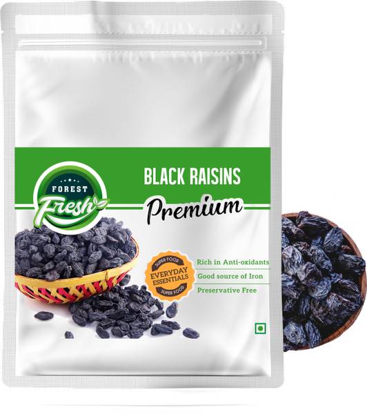 Forest Fresh Premium Afghani Black Raisins with seeds (Kali Draksh ...