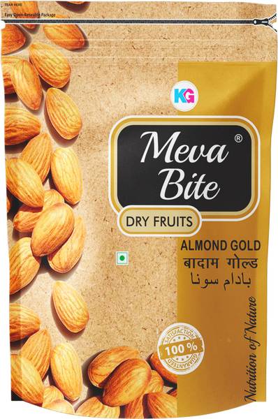 Meva Bite Almond Gold Jumbo Size Reduce Cholesterol Level 200g Zipper ...