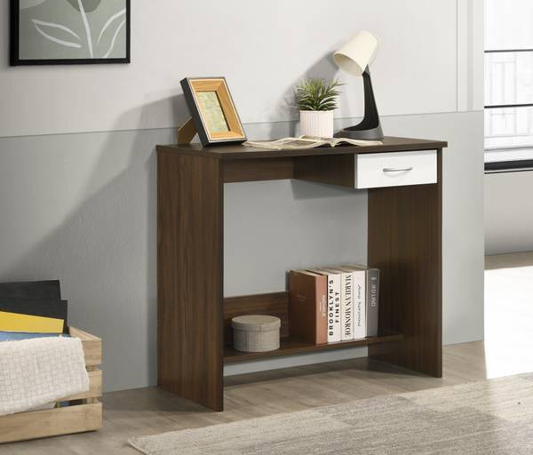 DeckUp Siena Walnut & White Engineered Wood Study Table - Price History