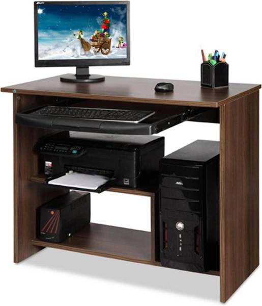 Flipkart Perfect Homes Engineered Wood Office Study Table With Storage ...