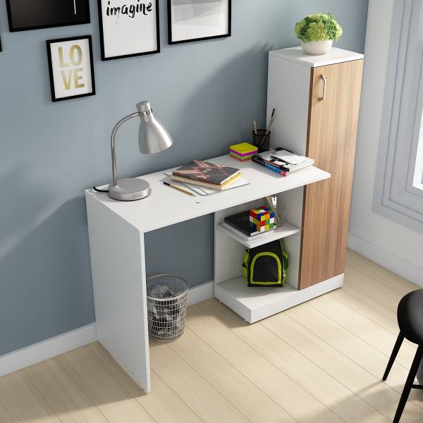 A GLOBIA CREATIONS Troy Engineered Wood Study Table - Price History