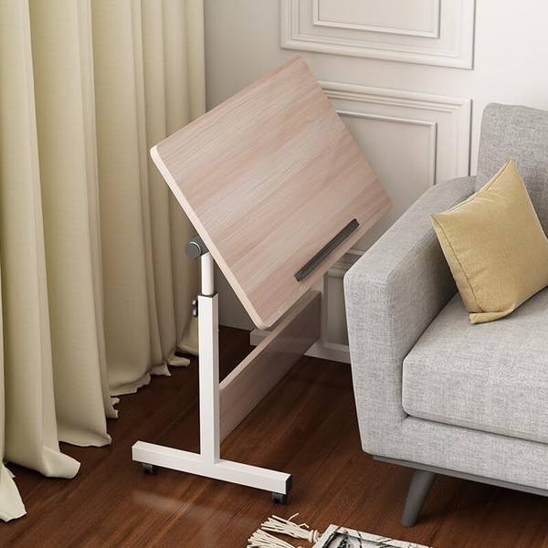 SAVYA HOME Adjustable Height Table with Wheels Adjustable Table Top (30 ...