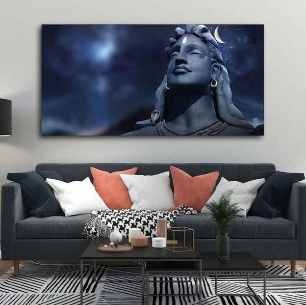 Aadee craft Aadee Craft Adiyogi Avtra Lord Shiva Wall Painting For ...