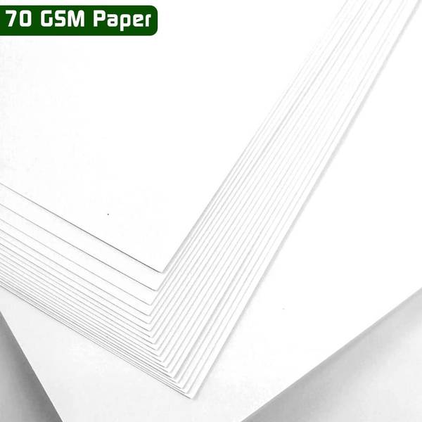 OSSDEN A4 Paper White 70GSM 500 Sheet Each For Laserjet&Inkjet Printer ...
