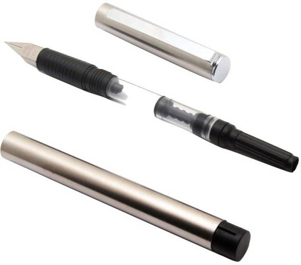 greencom Jinhao 65 Steel Body Fountain Pen Fine Nib & Converter ...