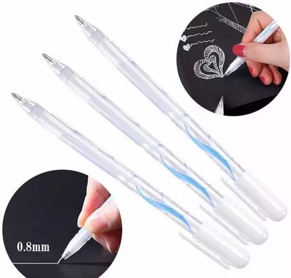 SKYGOLD 3 -Piece White Gel Pen Set, 0.8mm Line Drawing Pen, Archival ...