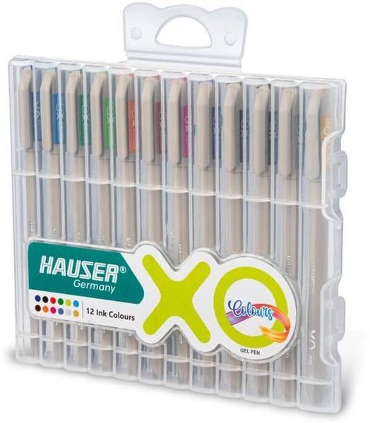 HAUSER Hauser XO Colours | Multicolor | with Hard Box Case | 12 Pens x ...