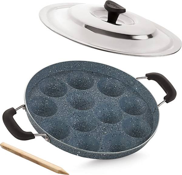 iVBOX Heavy-BASE Appam Maker 12 Cavity appe Paddu Pan Paniyarakkal ...