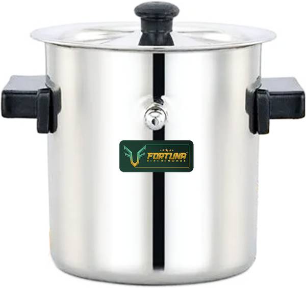 FORTUNA KITCHENWARE 3 Litre Stainless Steel Milk Boiler/ Pot/Cooker ...