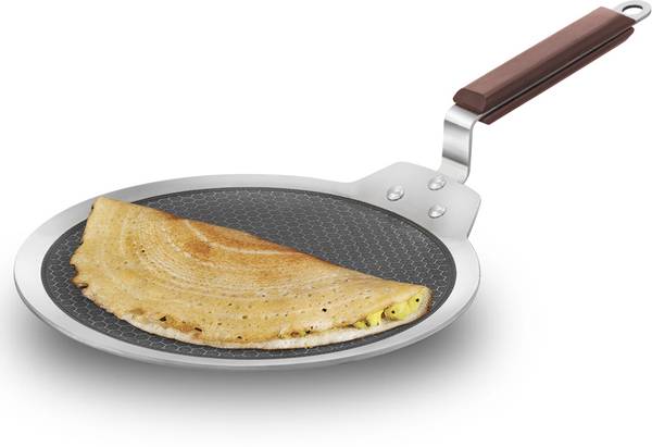 Hawkins Dosa Tava, Triply Stainless Steel Shielded Nonstick, Honeycomb ...