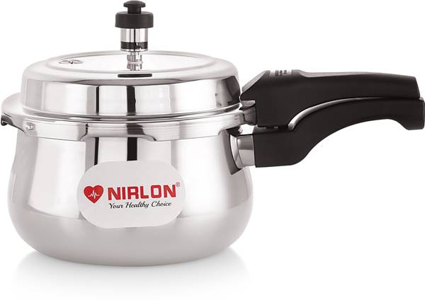 NIRLON Induction & Gas Stove Compatible Outer Lid Belly Triply Pressure ...