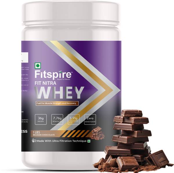 Fitspire Fit Nitra Whey Protein | Muscle Growth & Recovery | DigeZyme ...
