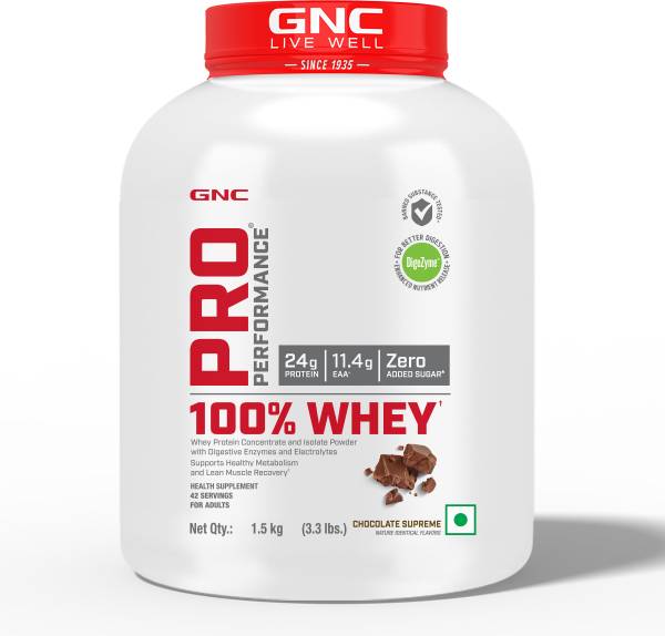 GNC Pro Performance 100% Whey Protein (Chocolate Supreme, 1.5kg) Whey Protein - Price History