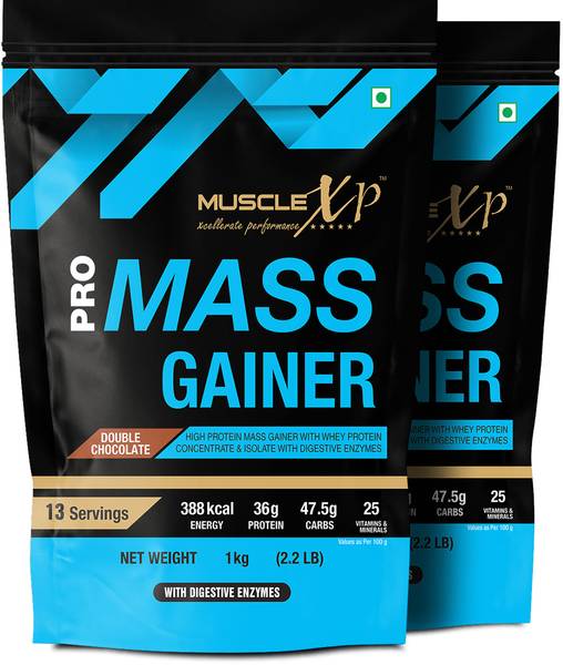 MuscleXP Pro Mass Gainer - With Whey Protein Weight Gainers/Mass ...