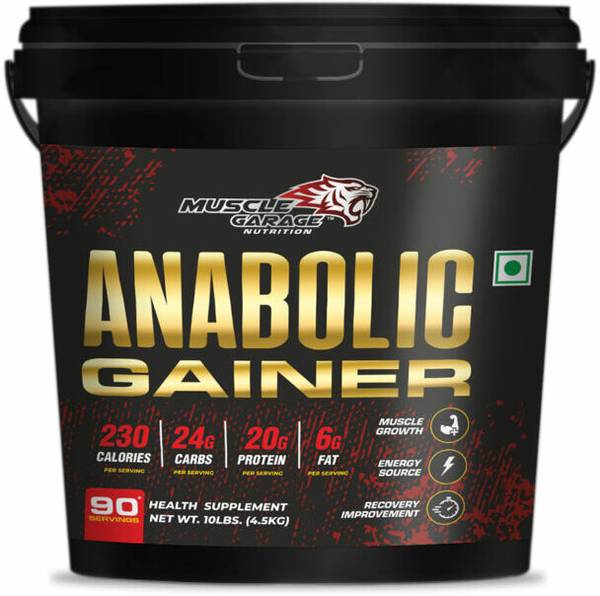 Muscle Garage ANABOLIB GAINER (NEX-GEN SERIES 10LBS BUCKET) Weight ...