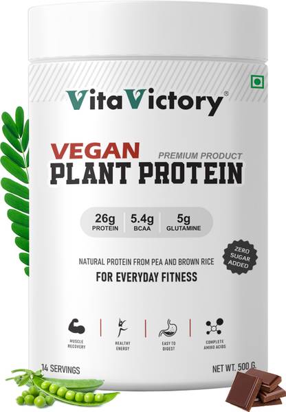Vita Victory Vegan Plant Protein Powder 500g for Muscle Growth ...