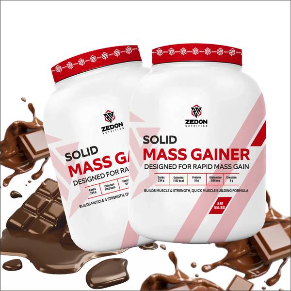 Zedon Nutrition Solid Mass Gainer High Protein Supplement New Packaging ...