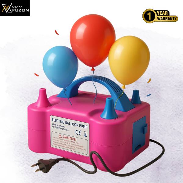 Jeevan jyoti agency Electric Balloon Air Blower Pump Portable Inflator ...