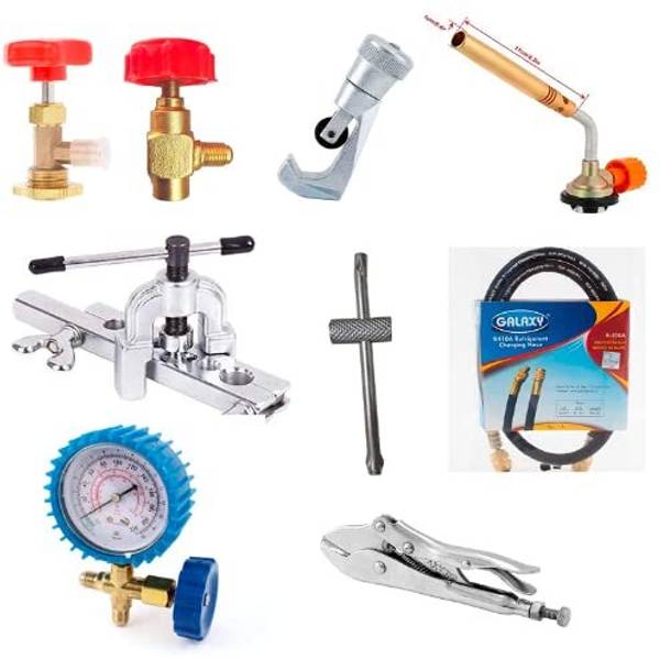 VNGEE Refrigeration Tool Kit Set Flaring Tool and all Tools set For ...