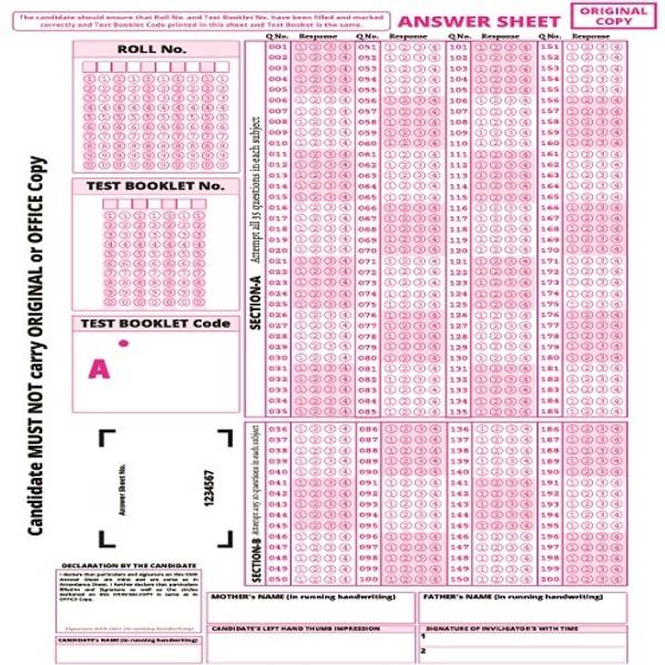 OMR Practice Sheets For Competitive Exams 200 MCQs A4 Size, 50 LOSSE ... OMR Practice Sheets For Competitive Exams 200 MCQs A4 Size, 50 LOSSE ...
