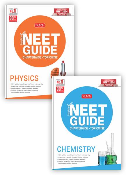 MTG Complete NEET Guide Physics, Chemistry Book For 2024-2025 Exam ...